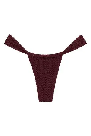 MONTCE Sandra Crochet Bikini Bottom Red