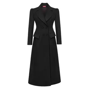 MANDRAGORA Wool Double-breasted Coat