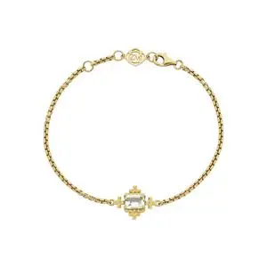 Zoë & Morgan Reya White Topaz Bracelet - Gold