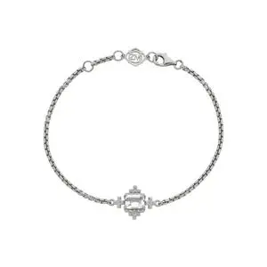 ZOË & MORGAN Reya White Topaz Bracelet - Silver