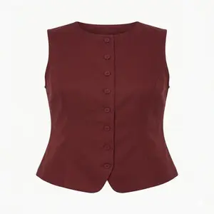 ASHITA FERNANDES Sleeveless Top With Round Neckline