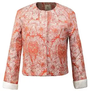 SMART AND JOY Brocade Short Jacket