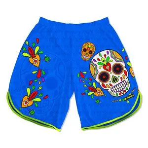 FISHIRT Graphic Swim Shorts - Blue