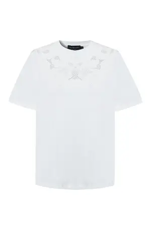 EXQUISE Teagan Embroidered T-shirt
