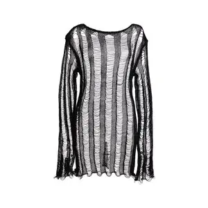 SARAH REGENSBURGER Darkness Linen Jumper