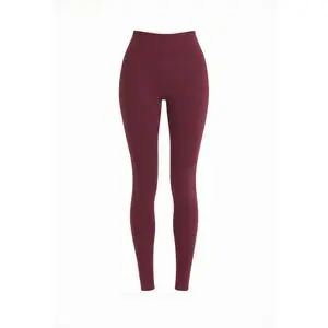 LOOM ARCHIVES Day Flow High Waisted Burgundy Legging - Red