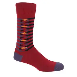 PEPER HAROW - MADE IN ENGLAND Symmetry Organic Socks - Red
