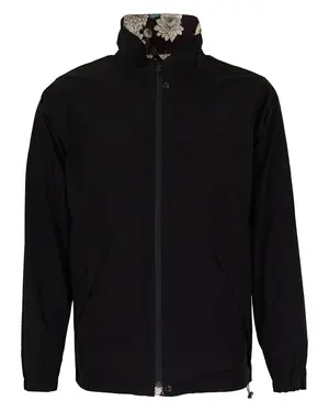 LORDS OF HARLECH Pascali Serious Floral Reversible Performance Jacket - Black