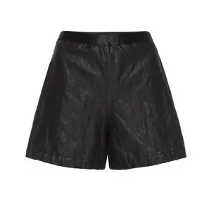 Women's Vegan Leather Shorts
