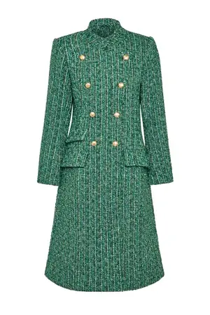 GUINEA Boucle Tweed Tailored Coat