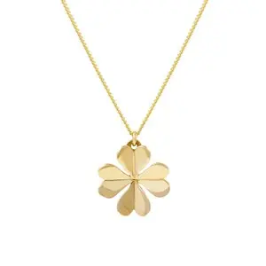 LEE RENEE Lucky Clover Pendant Necklace - Gold