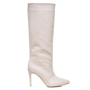 GINISSIMA Ilona Embossed Leather Boots