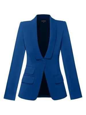 TIA DORRAINE Single-breasted Blazer - Blue