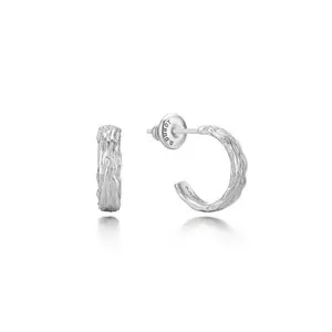 DIDIER DUBOT Sensuelle Hoop Earrings - Silver