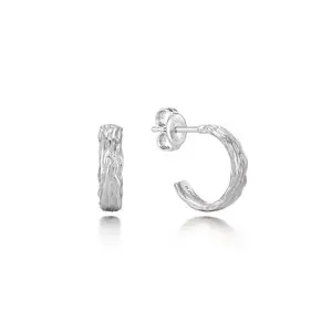 DIDIER DUBOT Sensuelle Hoop Earrings - Silver