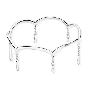 LUCY QUARTERMAINE Waterfall Bangle - Silver