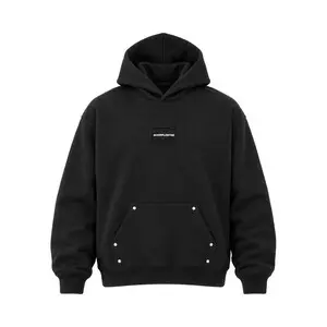 MYSIMPLICATED Cotton Hoodie With Hidden Logo - Black