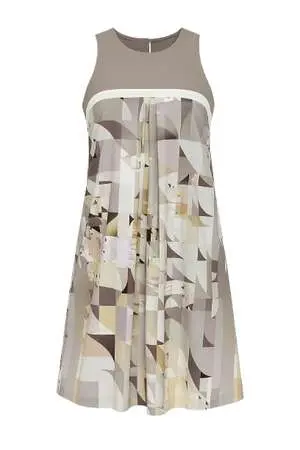 CONQUISTA Print A-line Dress