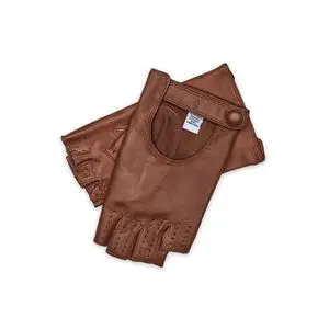 1861 GLOVE MANUFACTORY Siracusa Fingerless Driving Gloves - Brown