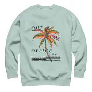 ANCHOR & CREW Out Of Office Passenger Organic Cotton Sweatshirt - Blue