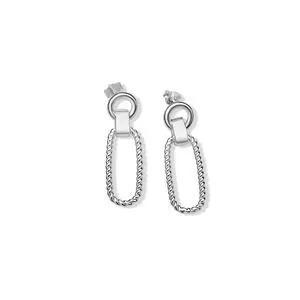 FV JEWELLERY Twist Sterling Earrings - Silver