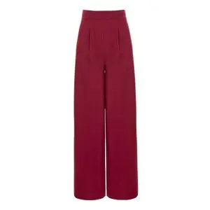 AVENUE N°29 Wide Leg Pleated Trousers