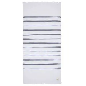 GREYMINT Blue / White Riva Turkish Towel - Blue/white