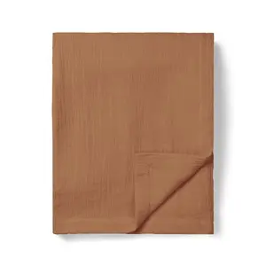 TAMEKO Dale Round Table Cloth — Rust - Red