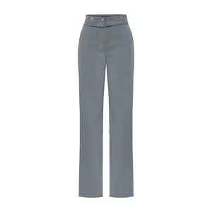 PCFG Woven Pants With Metal Button - Grey