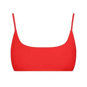 PLAYALUXE Malibu Bralette Bikini Top - Red