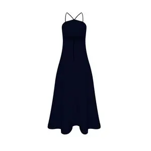 NAZLI CEREN Riley Halterneck Midi Dress