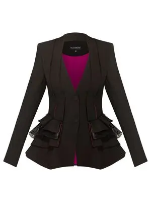 TIA DORRAINE Mon Chèri Ruffled Blazer