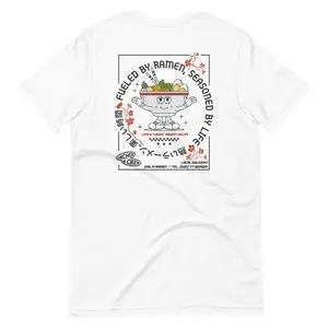 ANCHOR & CREW Ramen House Dial-a-local Organic Cotton T-shirt - White
