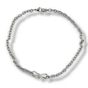 JAGGED HALO JEWELRY Viper Link Convertible Necklace - Silver