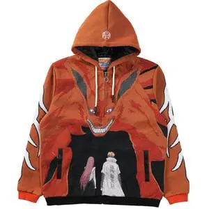 VERYRARE Kurama Minato Kushina Tapestry Zip-up Jacket