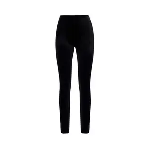 LIA ARAM High-waisted Velvet Leggings