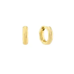 AUREE JEWELLERY Orba Vermeil Huggie Hoop Earrings - Silver