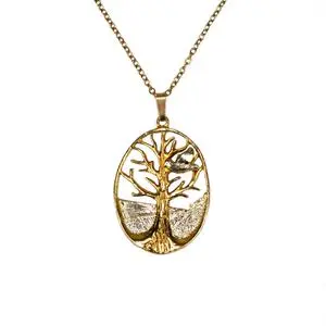 SIMON KEMP JEWELLERS Tree Of Life Pendant In Gold And - Silver