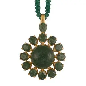 EMMA CHAPMAN JEWELS Boston Strawberry Onyx Pendant - Green