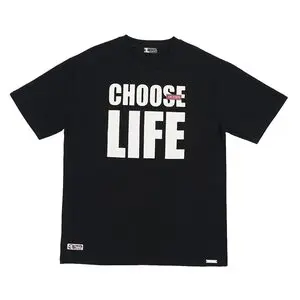 VERYRARE Choose Life" Printed T-shirt - Black