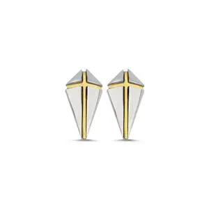 Mishka Blaze Mini Stud Earrings - Silver