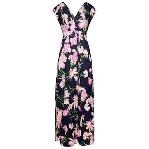 ALIE STREET LONDON Sophia Maxi Dress - Blue/pink