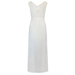ALIE STREET LONDON Cruise Cowl Neck Maxi Dress - White