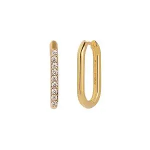 Arte Madrid Toggle Convertible Hoop Earrings - Gold