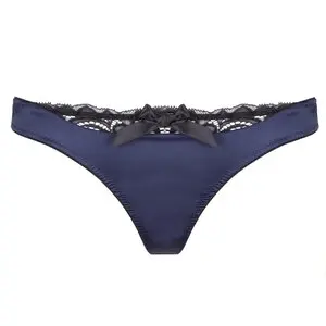 EMMA HARRIS Signature Navy Skinny Brief - Blue