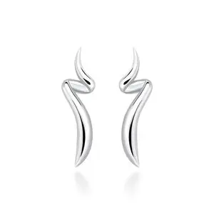 STEFAN TIRON Caelivra Silva Earrings - Silver
