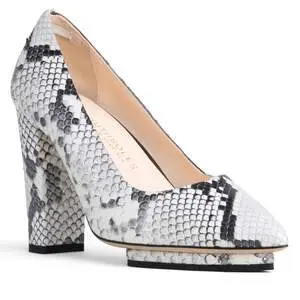 BEAUTIISOLES BY ROBYN SHREIBER Pippa Leather Pumps - Black/white