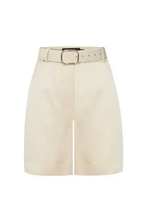 EXQUISE Regular Wide-leg Journey Shorts