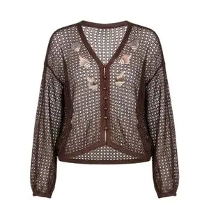 GLAM ON YOU Ariel Top - Brown