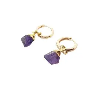 Harfi Amethyst Earrings
